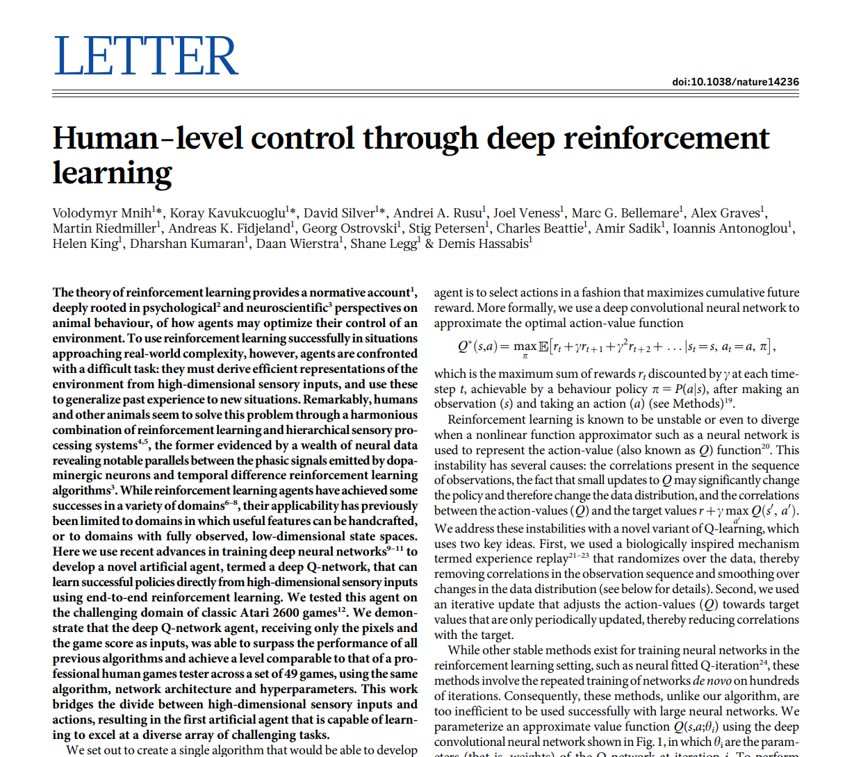 【强化学习论文笔记】第1期:详解Human-level control through deep reinforcement learning ... 【强化学习论文笔记】第1期:详解Human-level control through deep reinforcement learning ...